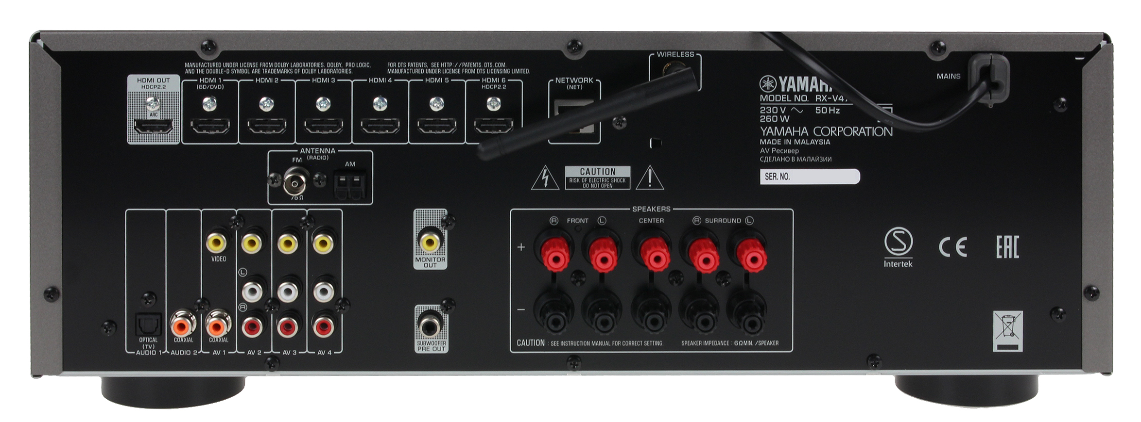 Ivo GRANDIČ - Audio video - Yamaha - RX-V479 receiver AV 5.1 Titan Yamaha