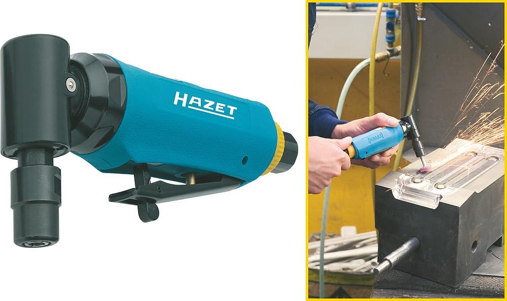 Ivo GRANDIČ - Pneumatické nářadí - Hazet - 9032-5 stopková úhlová bruska 90° Hazet