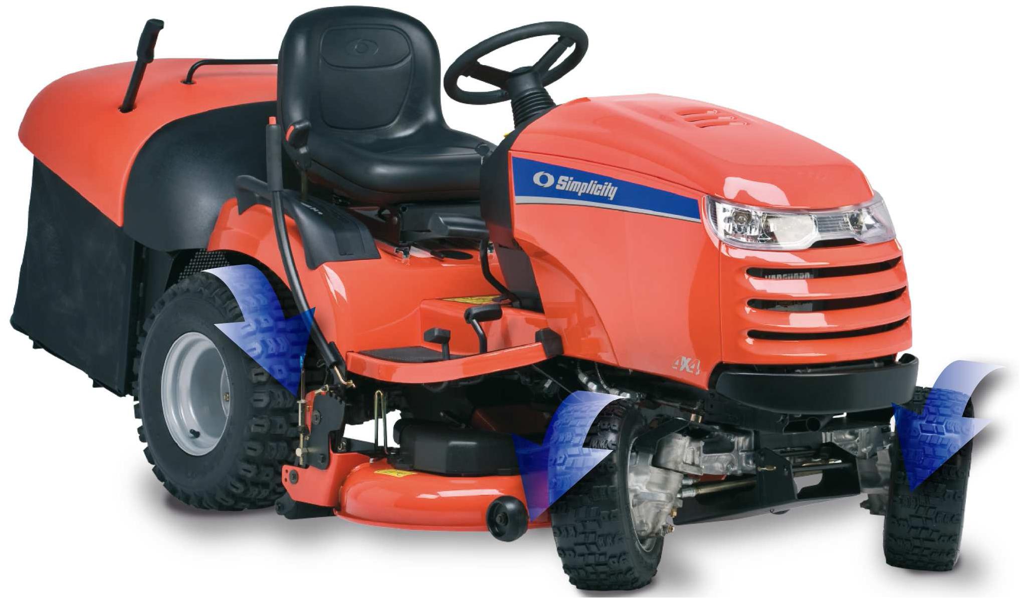 Ivo GRANDIČ - Zahradní traktory - Simplicity - ELT2140RD 4 WD zahradní ...