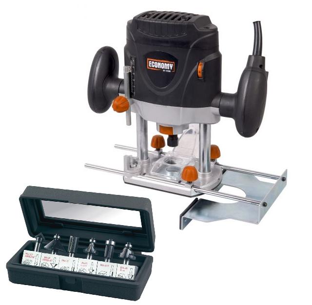 Ivo GRANDIČ - Frézky horní - Ferm - EBF-1200 horní frézka + 6 ks fréz Ferm